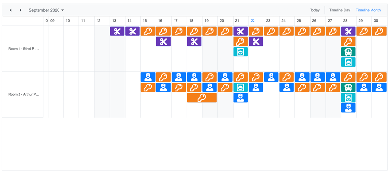 scheduler Timeline view scheduler Timeline view