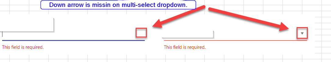 Multiselect down arrow to open options similar to combobox or dropdownlist Multiselect down arrow to open options similar to combobox or dropdownlist