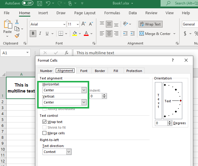 RadSpreadsheet: Format Cells dialog doesn't load correct text alignment ... RadSpreadsheet: Format Cells dialog doesn't load correct text alignment ...