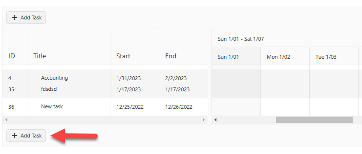 Option to not have button toolbar button on bottom of Gantt Option to not have button toolbar button on bottom of Gantt