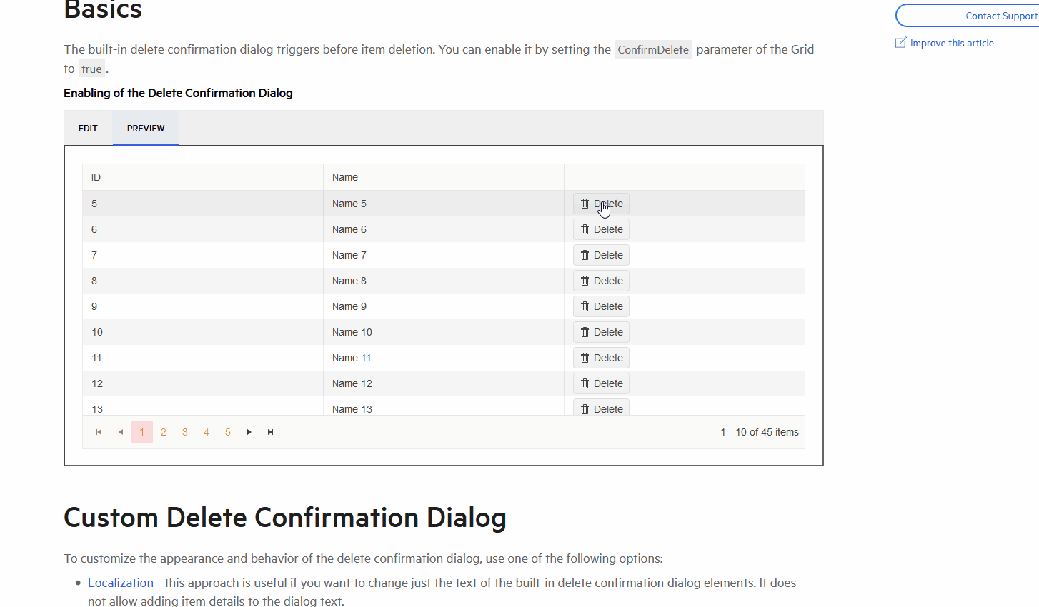 Confirmation dialog in OnUpdate breaks Grid Incell Editing. It also ... Confirmation dialog in OnUpdate breaks Grid Incell Editing. It also ...
