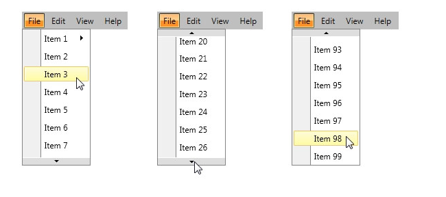 RadMenu: Create Scrollable Menu (Panel) RadMenu: Create Scrollable Menu (Panel)